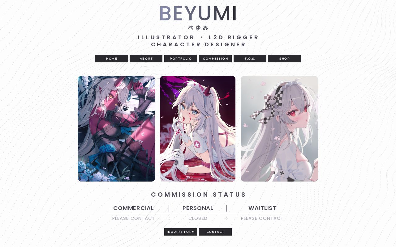 Beyumi's commissions